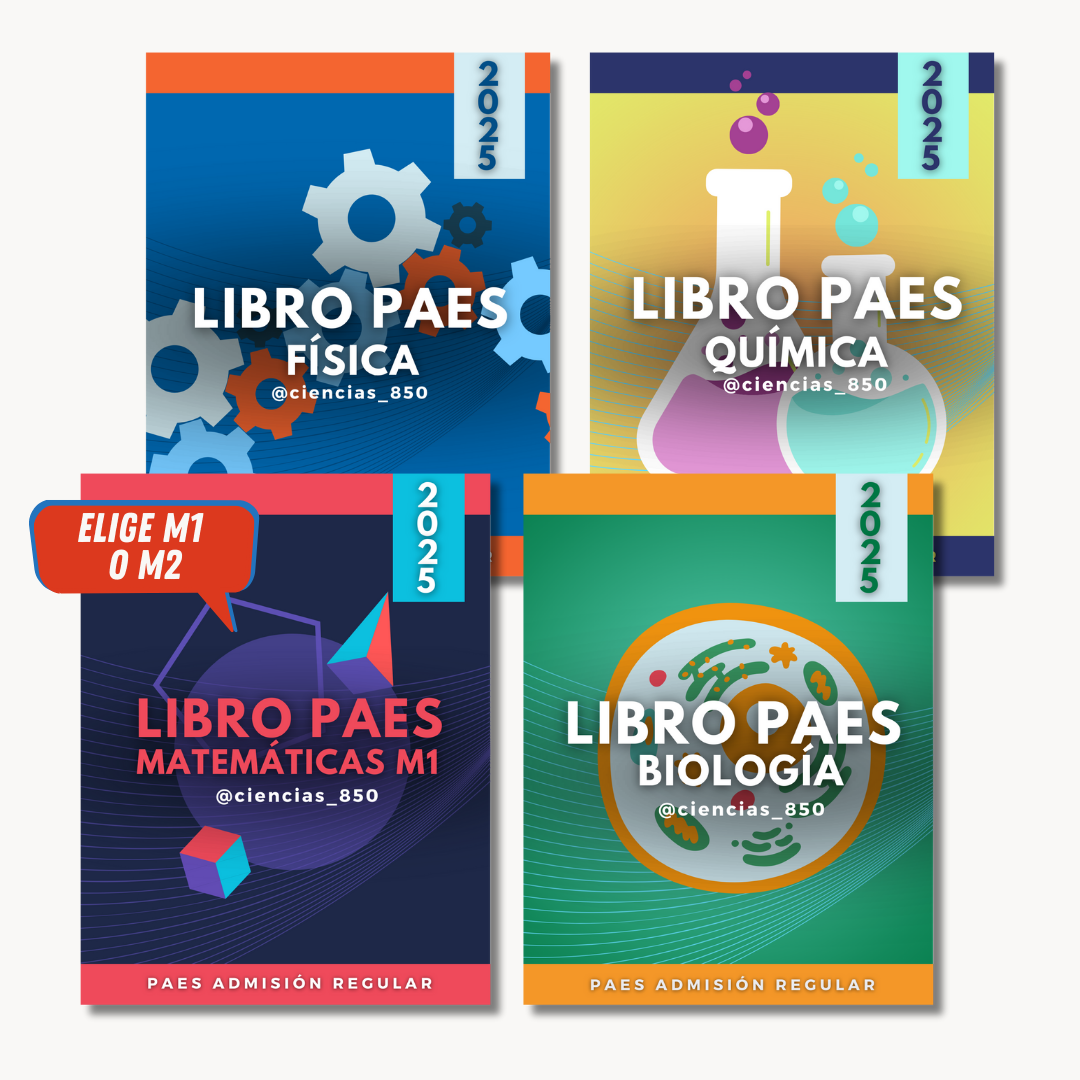 Pack científico PAES invierno - Admisión 2025 – Ciencias850